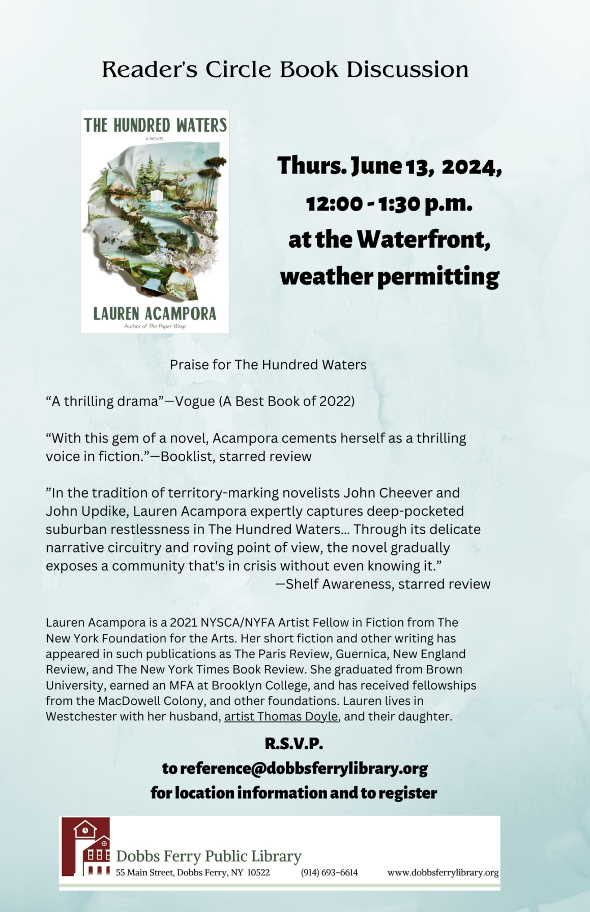 Calendar - Dobbs Ferry Library